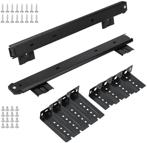 Amazon.com : SOUJAP 2 PCS 14 Inch Black Keyboard Drawer Slides ...