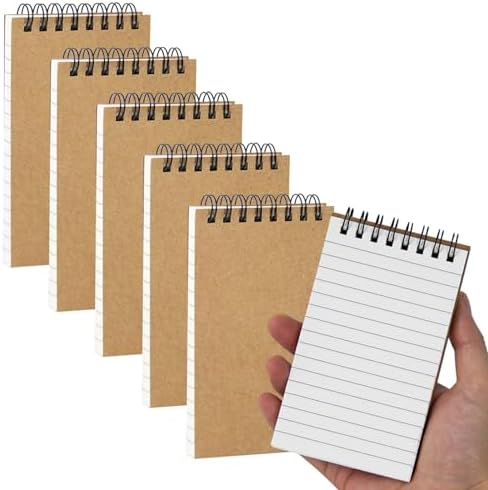 Amazon.com : wavamawa Pocket Notebook,Small Notebooks 3x5 With Lined ...