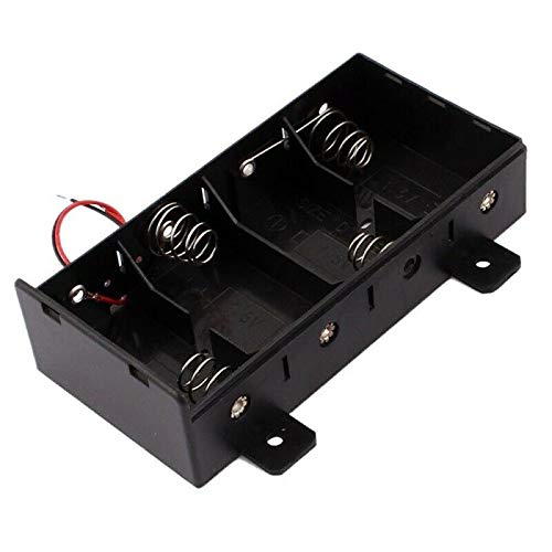 ELECTROPRIME 2X(Wire Leaded Battery Holder Case Box with Cover for 4 x ...