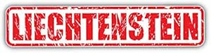 Amazon.com: Magnet Liechtenstein Grunge Stamp Window Truck Car Vinyl ...
