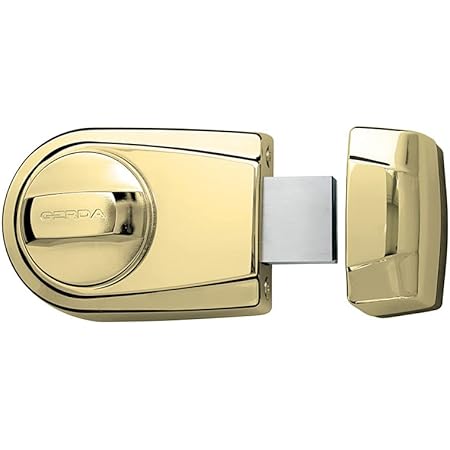 GERDA G200 Single Cylinder Rim Lock (Polished Brass) - Amazon.com