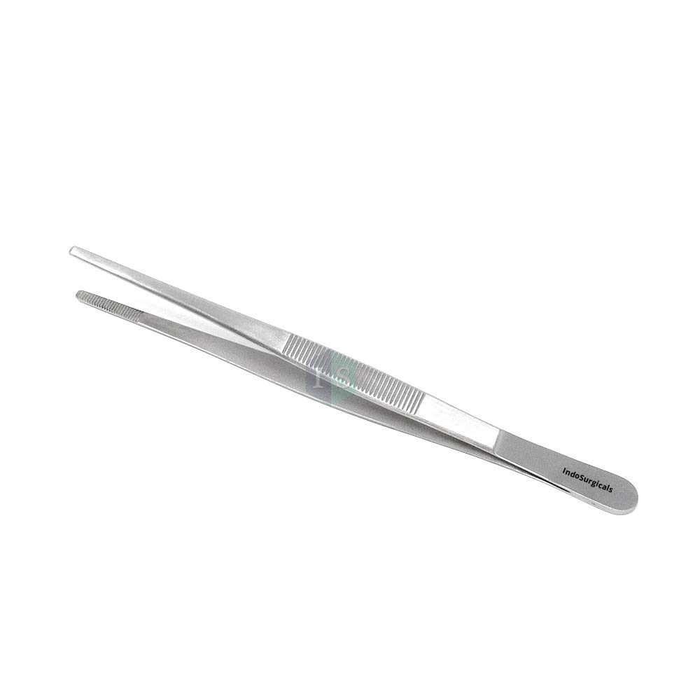 IS IndoSurgicals Deluxe Quality Plain Dissecting Forceps (5 Inch ...