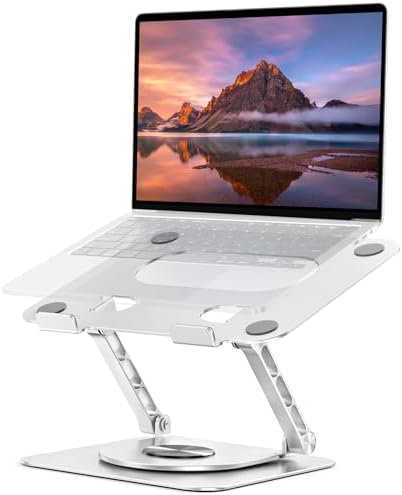 Lucrave Support pour ordinateur portable pour bureau, support réglable ...