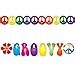 Amazon.com: Peace Sign & Groovy Banner Garlands for Tie Dye Hippie, 60 ...