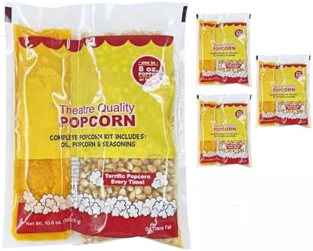 Amazon.com: JOLLY TIME All in One Popcorn Kit, Portion Packets with Kernels, Oil and Salt for ...