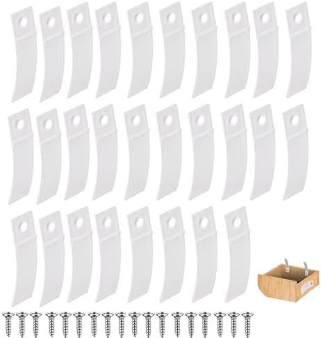 UtySty 50 Pack Drawer Stoppers Non-Falling Out Drawer Stops PVC Plate ...