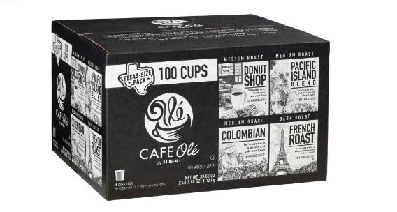 Amazon.com: HEB CAFE OLé by H-E-B Single Serve Coffee Pods Variety Pack ...