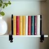 Amazon.com: FIROK Book Ends for Shelves, Clamp-On Bookend for Heavy ...