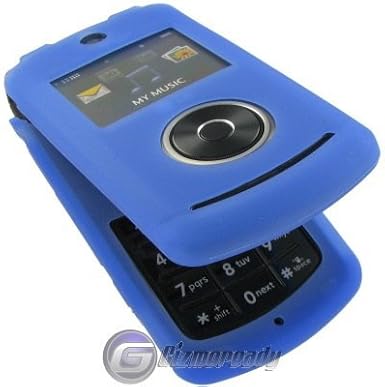 Amazon.com: Blue Soft Gel Skin Cover LG Chocolate 3 VX8560 Verizon ...