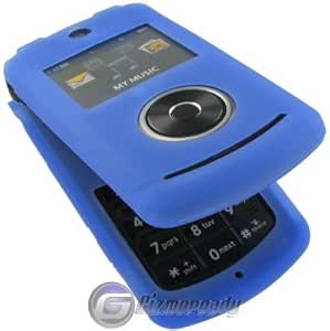 Amazon.com: Blue Soft Gel Skin Cover LG Chocolate 3 VX8560 Verizon ...