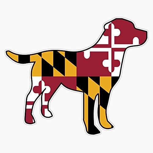 Amazon.com - Maryland Labrador Dog Sticker Vinyl Waterproof Sticker ...