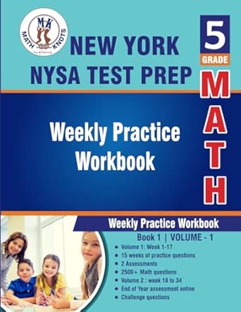 5th Grade Math : New York State (NYST) Test Prep : Weekly Practice ...