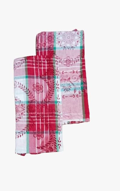 Soft Cotton Gamcha Checked Bath Towel Skin Friendly Stylish and ...