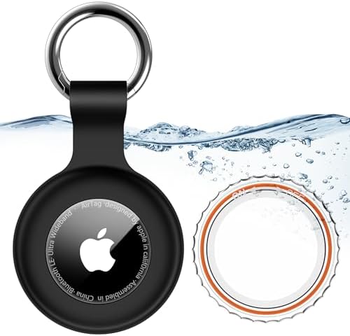 Amazon.com: Linsaner Compatible with AirTag Case Keychain Air Tag ...