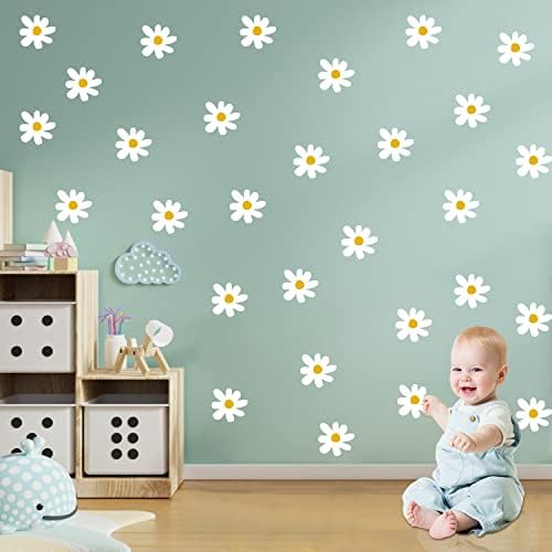 Amazon.com: Daisy Wall Decal Flower Vinyl Wall Decals - Big Daisy ...