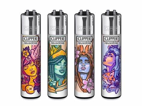 Amazon.com: Clipper Lighters Goddessess Mix (4ct) : Health & Household