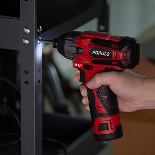 Snapklik.com : POPULO 12V Max Lithium-ion Cordless Combo Kit (3-Tool ...
