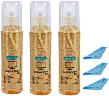 Darix Clean & Shine Gel Multi-Purpose LCD Cleaning Kit, Liquid Solution ...