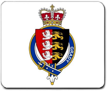 Amazon.com: Grady or OGrady Ireland Family Crest Coat of Arms Mouse Pad ...