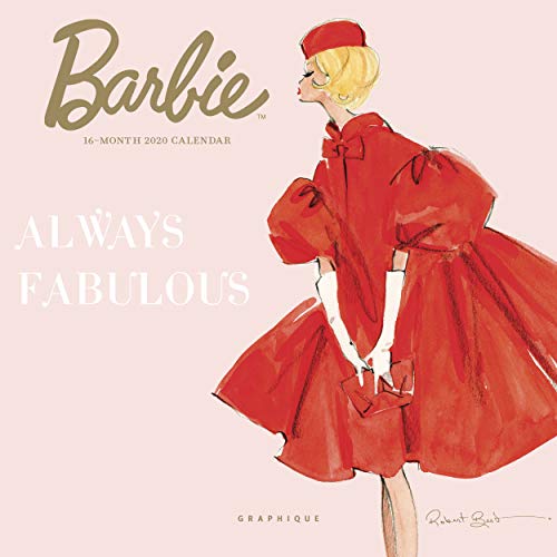 Graphique Barbie Mini Calendar - 16-Month 2020 Calendar, 7"x7" w/ 3 ...