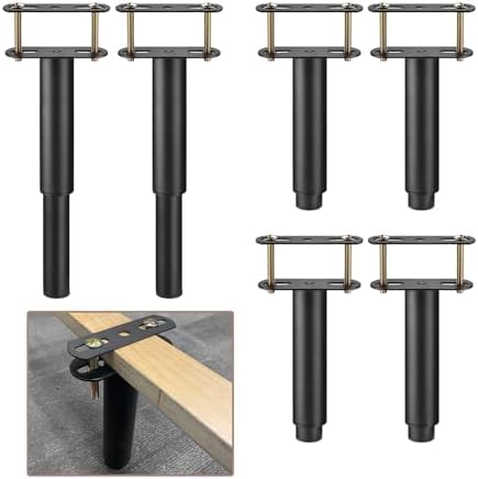 Amazon.com: IRONDIY 6 PCS Metal Adjustable Height Center Support Leg ...