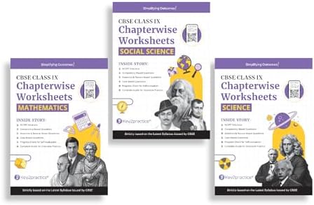 Key2Practice CBSE Class 9 Chapterwise Worksheets Bundle Set of 3 for ...