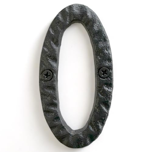 Snapklik.com : NACH JS-RN4-0 Rustic Cast Iron House Numbers
