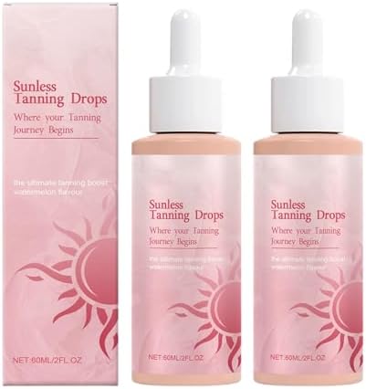 Amazon.com: Sunless Tanning Drops, Advanced Sunless Tanning Drops To ...