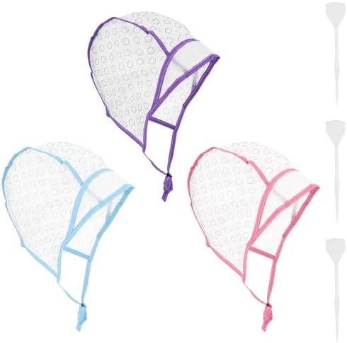 Amazon.com : WLLHYF 3pcs Hair Highlighting Caps Salon Hair Coloring Dye ...