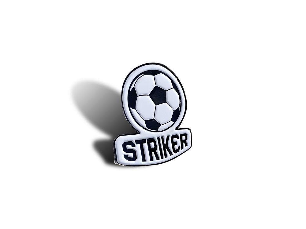 SOCCER BALL PIN - Futball Fans Recognition Reward Enamel Lapel PIN, 3cm ...