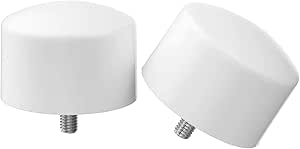 Amazon.com: Ikea RAFFIG Finials, 1 Pair, White Pack of 2 Piece : Home ...