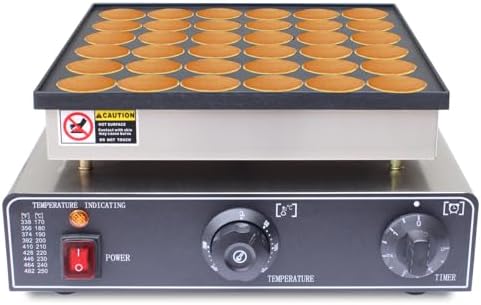 Amazon.com: LIANQIAN Mini Dutch Pancake Maker, 25PCS Mini Pancake ...