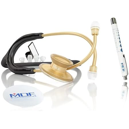 Amazon.com: MDF Acoustica Lightweight Stethoscope for Doctors, Nurses ...