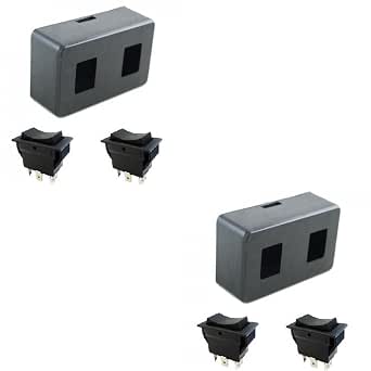 (2 pc) Pro3D Robotic Switch Box with 2 DPDT Switch : Amazon.in ...