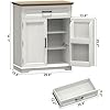 Amazon.com: REDAYFUR Kitchen Storage Cabinet with Drawer, Buffet ...