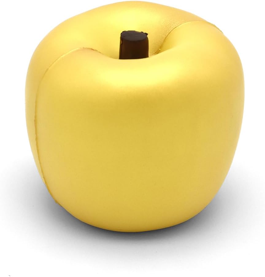 Amazon.com: Kiibru Slow Rising Gold Apple Squishy Jumbo 3.9" Fruit ...