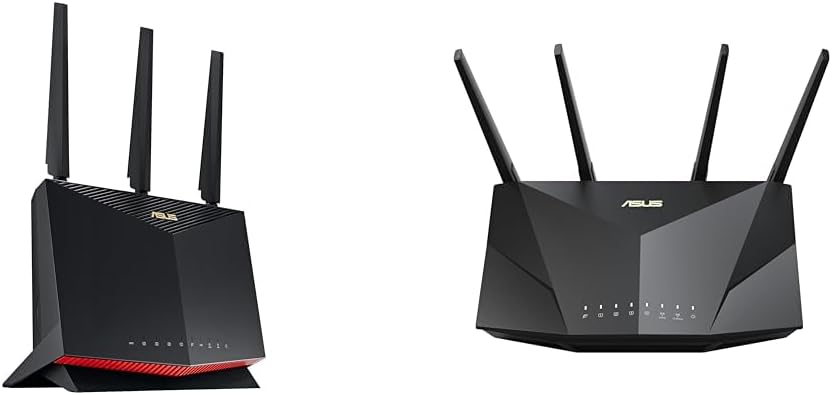 Amazon.com: ASUS WiFi 6 Router Bundle with RT-AX86U Pro (AX5700) and RT ...