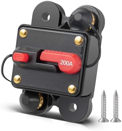 Amazon.com: RED WOLF 200A Car Circuit Breaker Fuse 12V-48V DC for ...