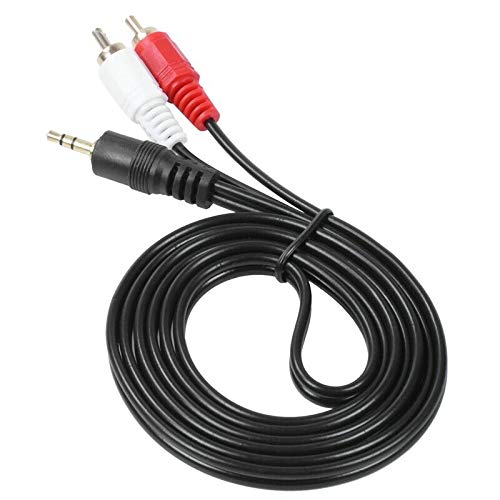 3NH® 1.5M Gold 3.5mm 1/8 inch Male Mini Plug to 2 RCA Stereo Phono ...
