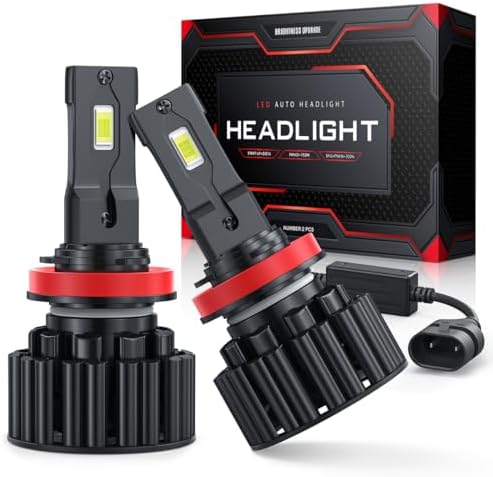 Focos de Faros Delanteros LED 9005 - Kit De Faros Auto Led 6500 K,60W 16000LM,Chip Csp Alto ...