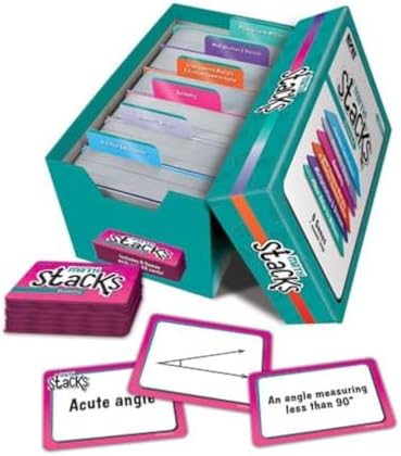 Amazon.com: EAI Education Math Stacks Classroom Game, Set of 6: Grades ...