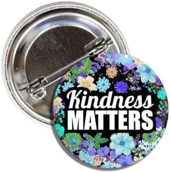 Amazon.com: Kindness Matters Cute Button Badge Pin Made in USA ...