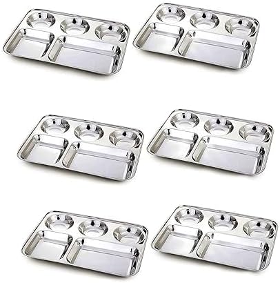 Amazon.com | Stainless Steel Partition Plate with Extra Deep ...