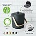 Bamboozle Kitchen Compost Bin – Indoor Countertop Food Composter, Made ...