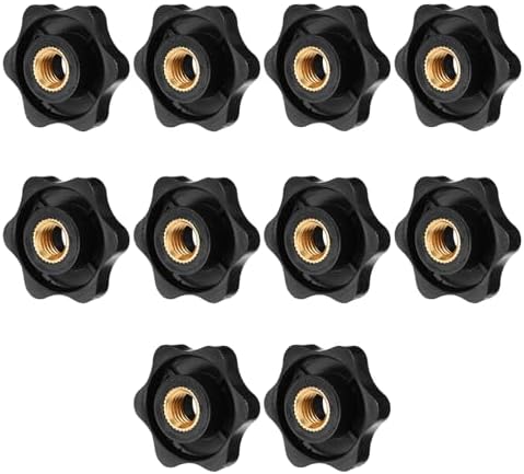 Amazon.com: ZLYY Black 8mm(M8) x 30mm Thread Replacement Star Hand ...