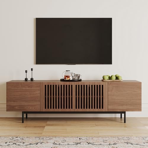 Amazon.com: POVISON TV Stand, Fully-Assembled Solid Wood TV Cabinet for ...