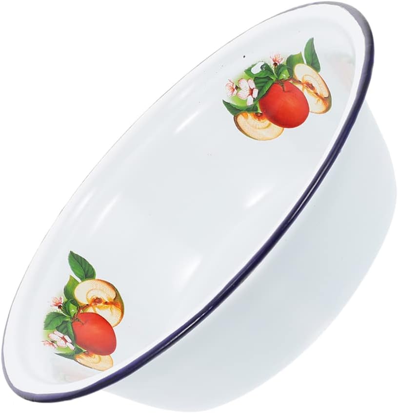 Amazon.com: DOITOOL Food Ceramic Bread Loaf Pan Enamel Mixing Bowl Wash ...