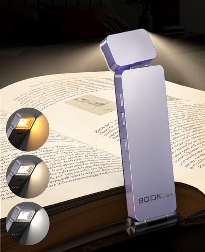 MEDE Clip-on Book Reading Light - Dimmable LED with 3 Color ...