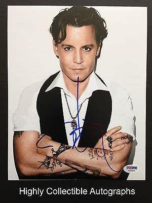 Johnny Depp Signed 8x10 Photo Autograph Coa Aa68849 - PSA/DNA Certified ...