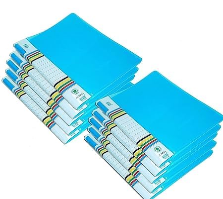 Bright Office A4 Size Transparent Report File Folder with Plastic Clip ...